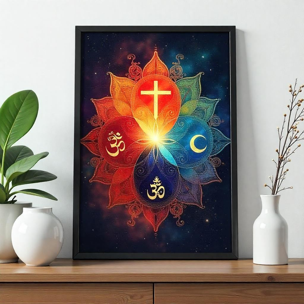 Religious Wall Frames – Divine & Spiritual Art – OMMIV